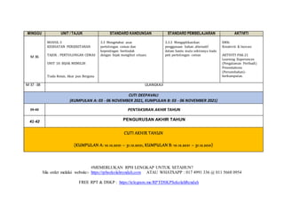 RPT PK TAHUN 6 2021 by Rozayus Academy.doc