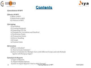 Rpt ppt for training | PPT