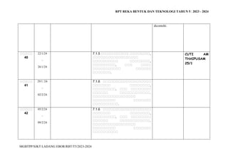 RPT RBT TAHUN 5 2023-2024.doc | Free Download