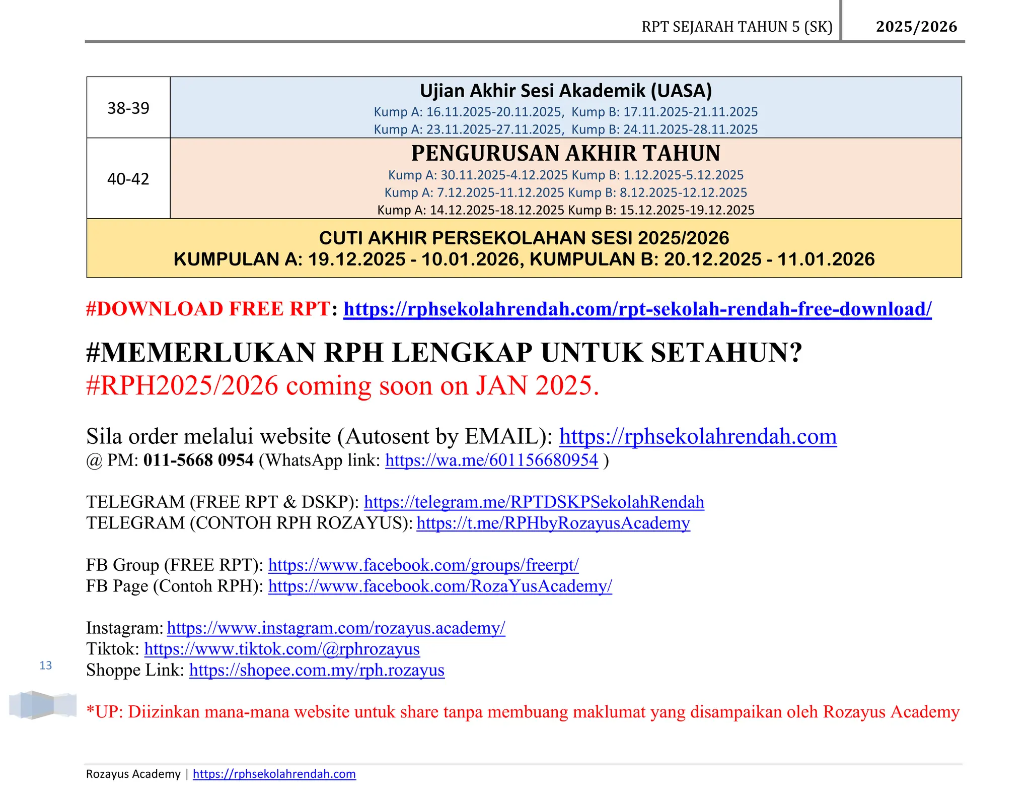RPT SEJARAH THN 5 (SK) 2025-2026 By Rozayus Academy (Kump B).pdf