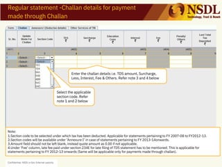 TDS TCS RETURN PREPARATION UTILITY PART E | PPT