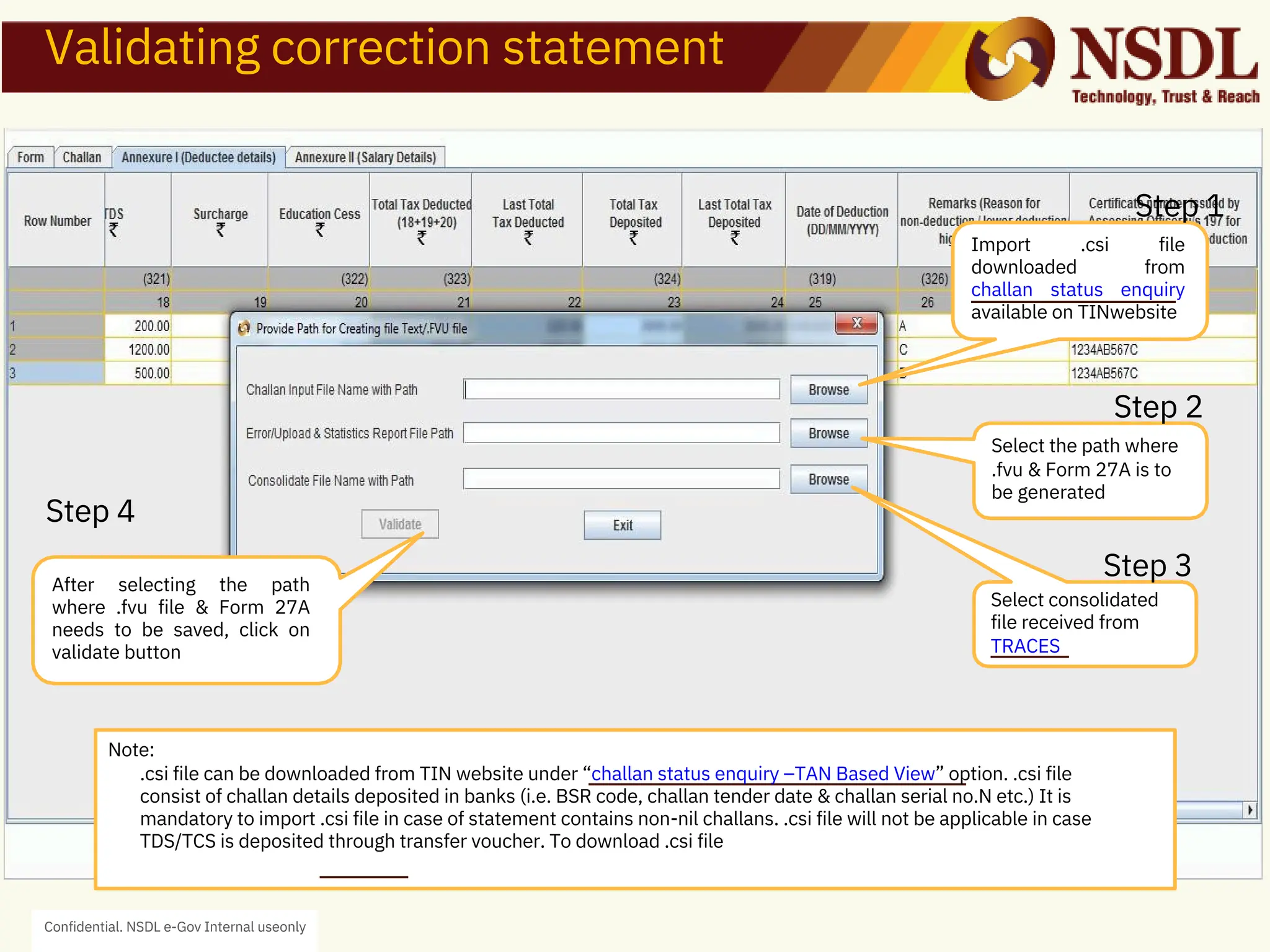 TDS TCS RETURN PREPARATION UTILITY PART O | PPT