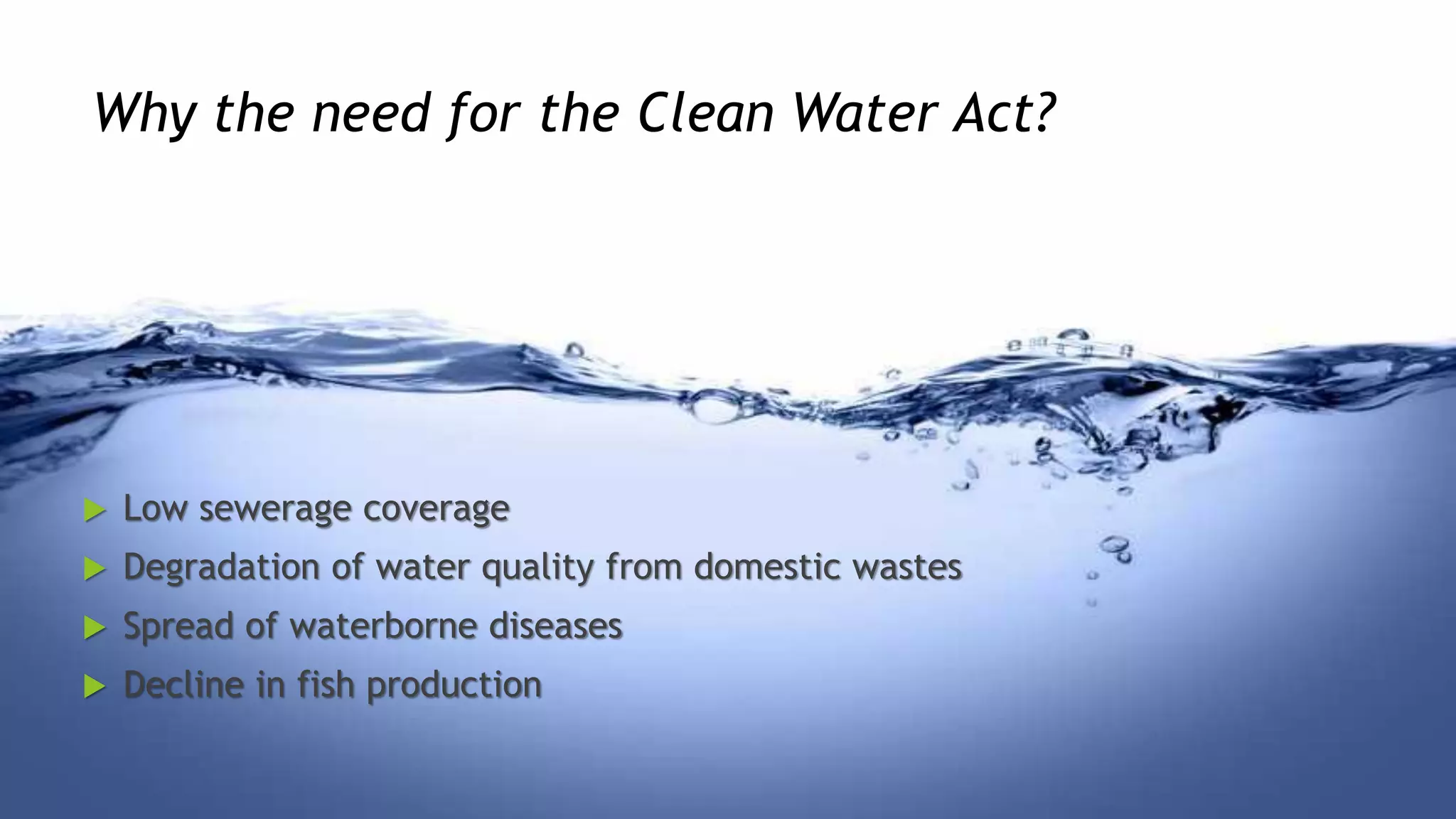 Presentation of Philippine Clean Water Act of 2004 | PDF