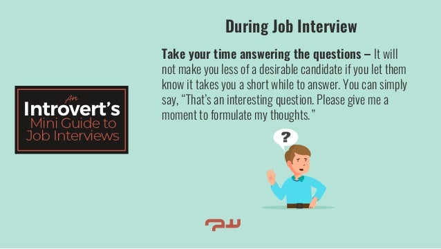 An Introvert’s Mini Guide to Job Interviews