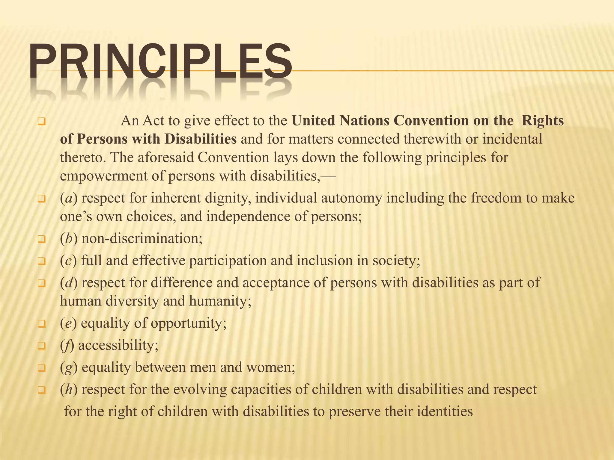 RPWD Act,2016 | PPTX