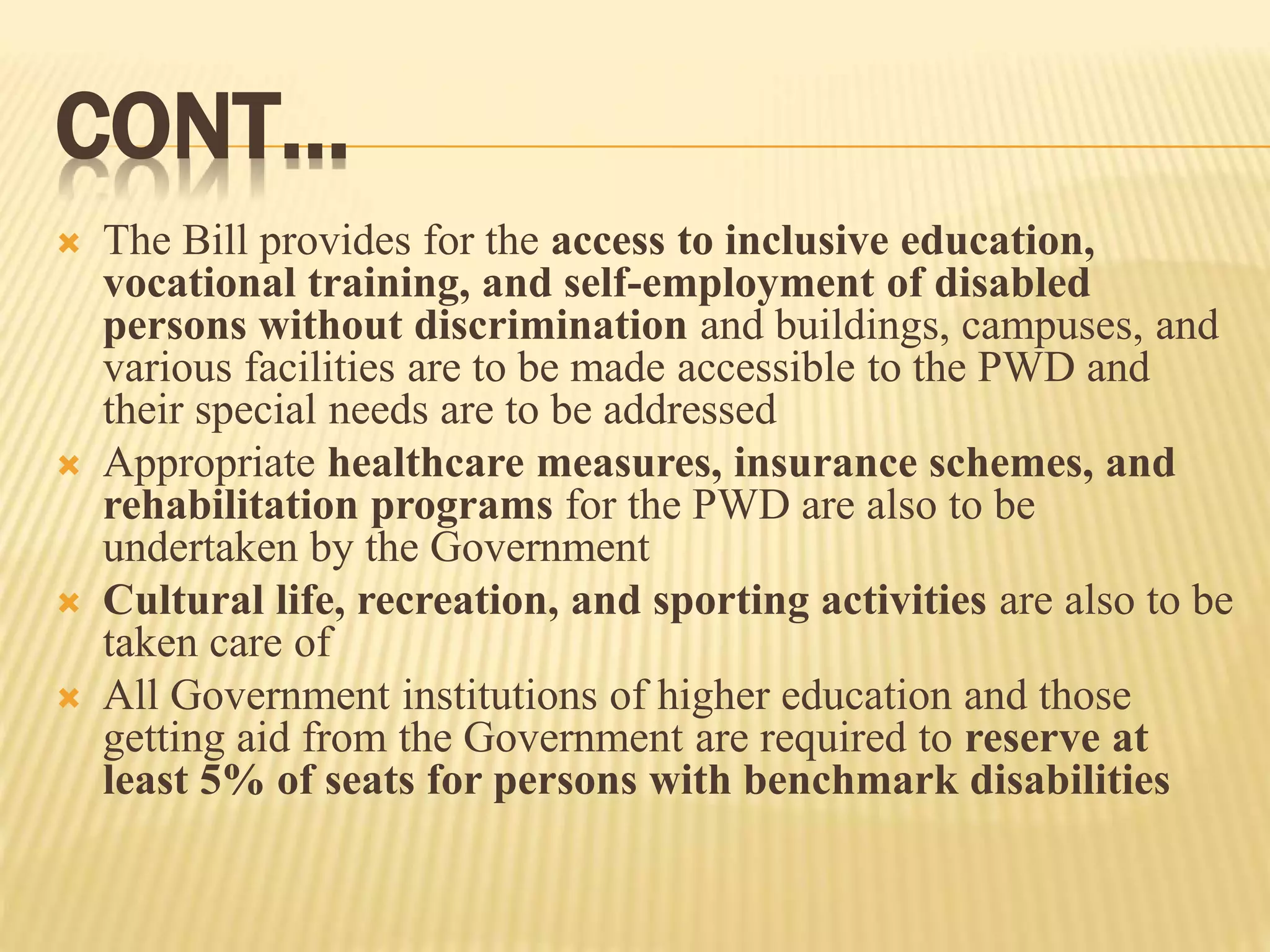 RPWD Act,2016 | PPTX