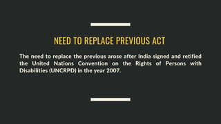 RPWD ACT 2016 | PPTX