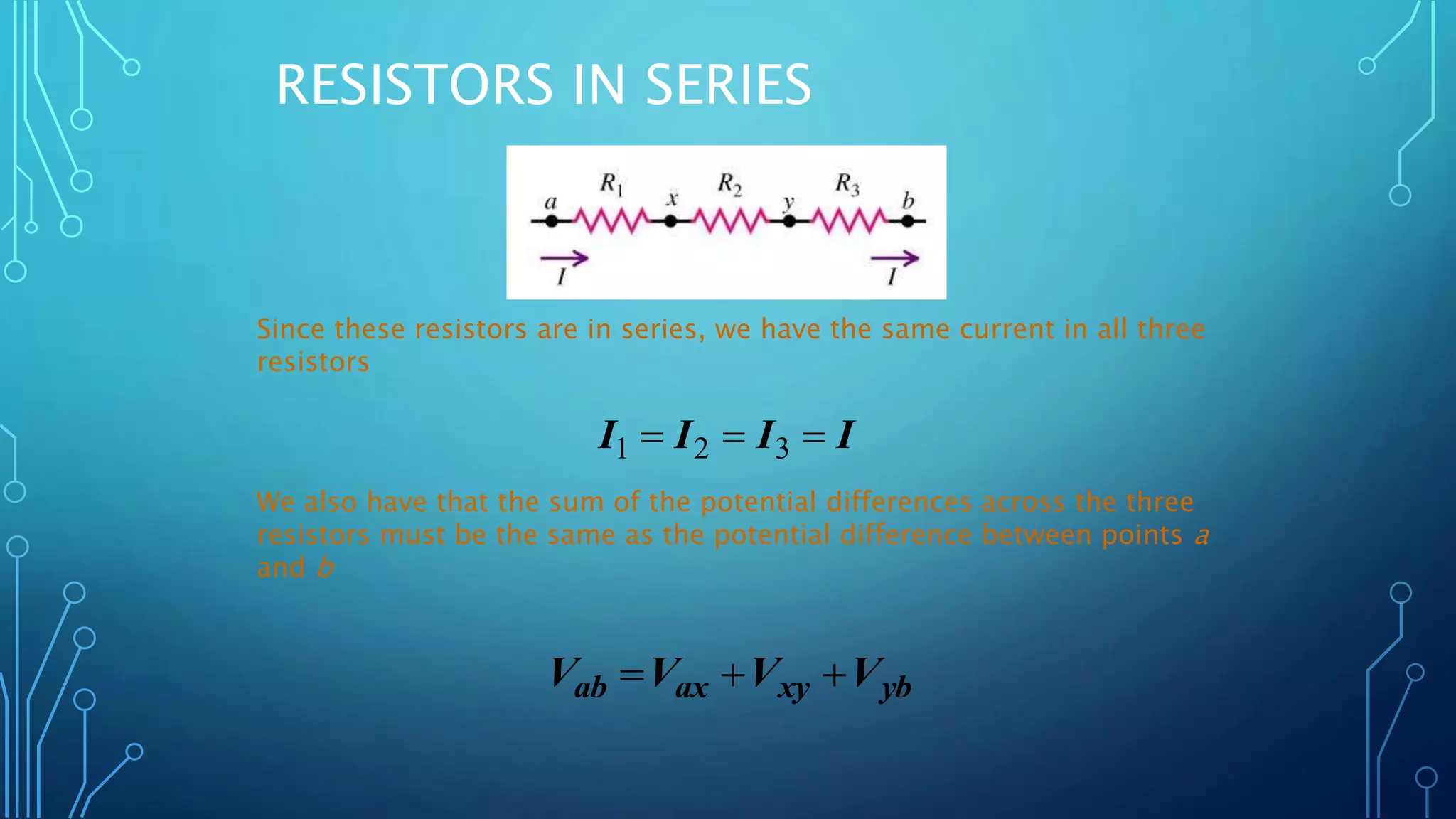 Elements of electrical engineering dc circuits | PPTX