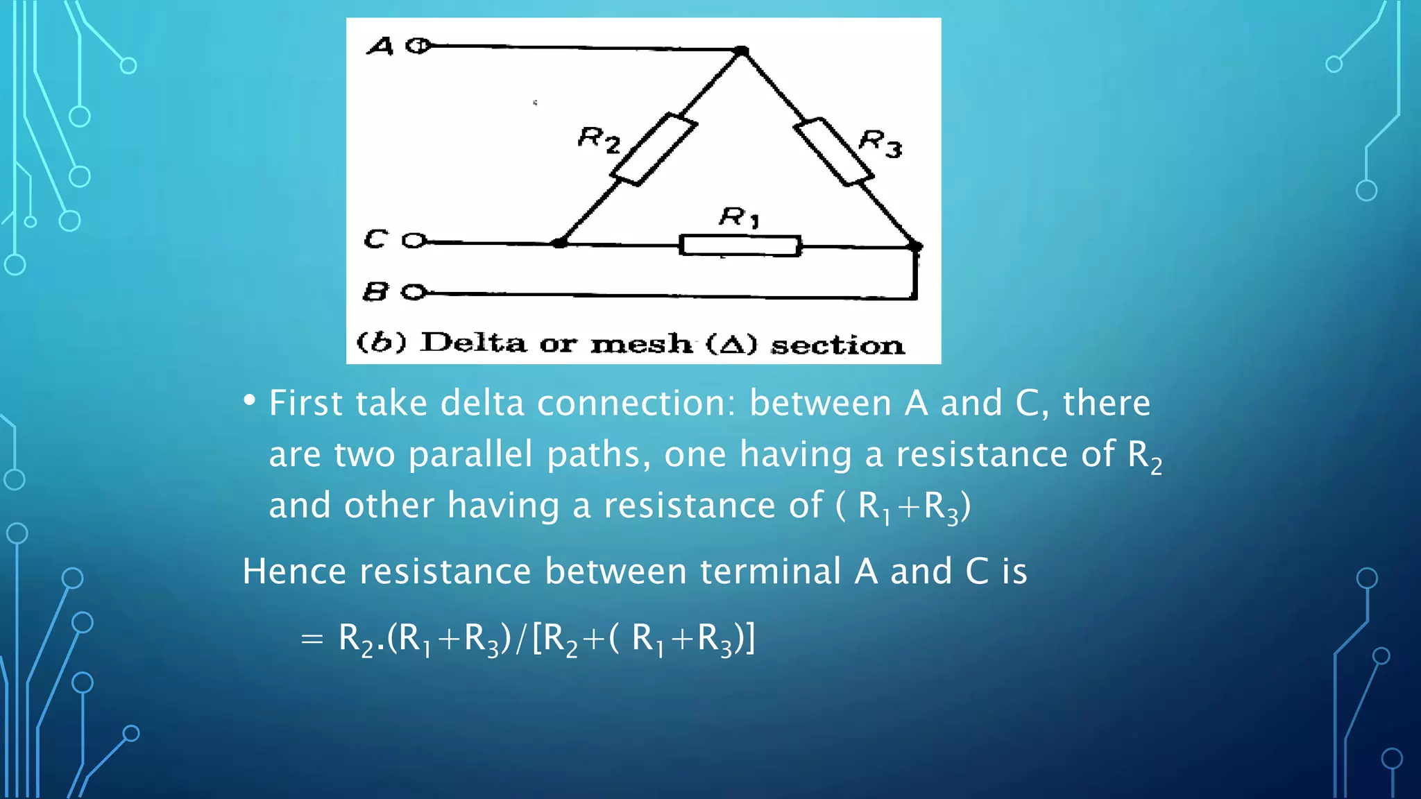 Elements of electrical engineering dc circuits | PPTX