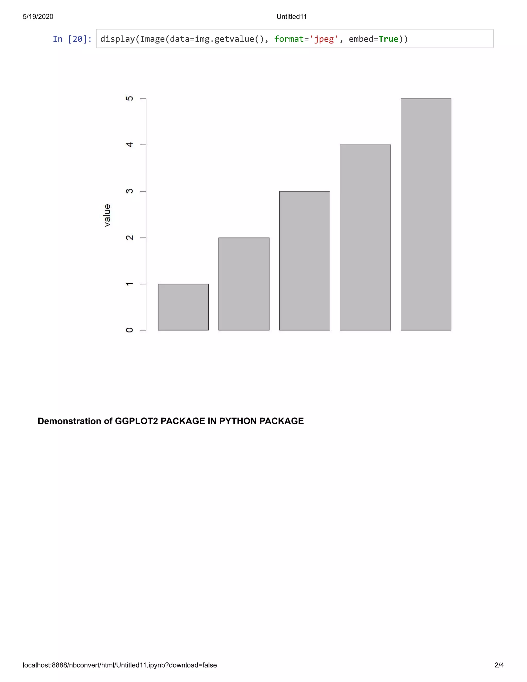 Rpy2 demonstration | PDF