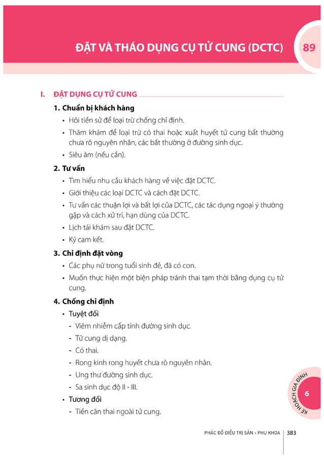 ĐẶT VÀ THÁO DỤNG CỤ TỬ CUNG (DCTC) | PDF