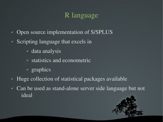 Python and R for quantitative finance | PDF