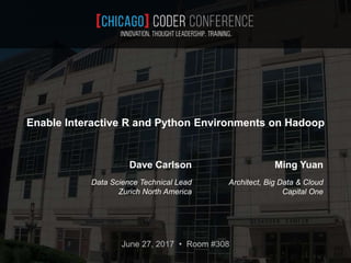 R & Python on Hadoop | PPT