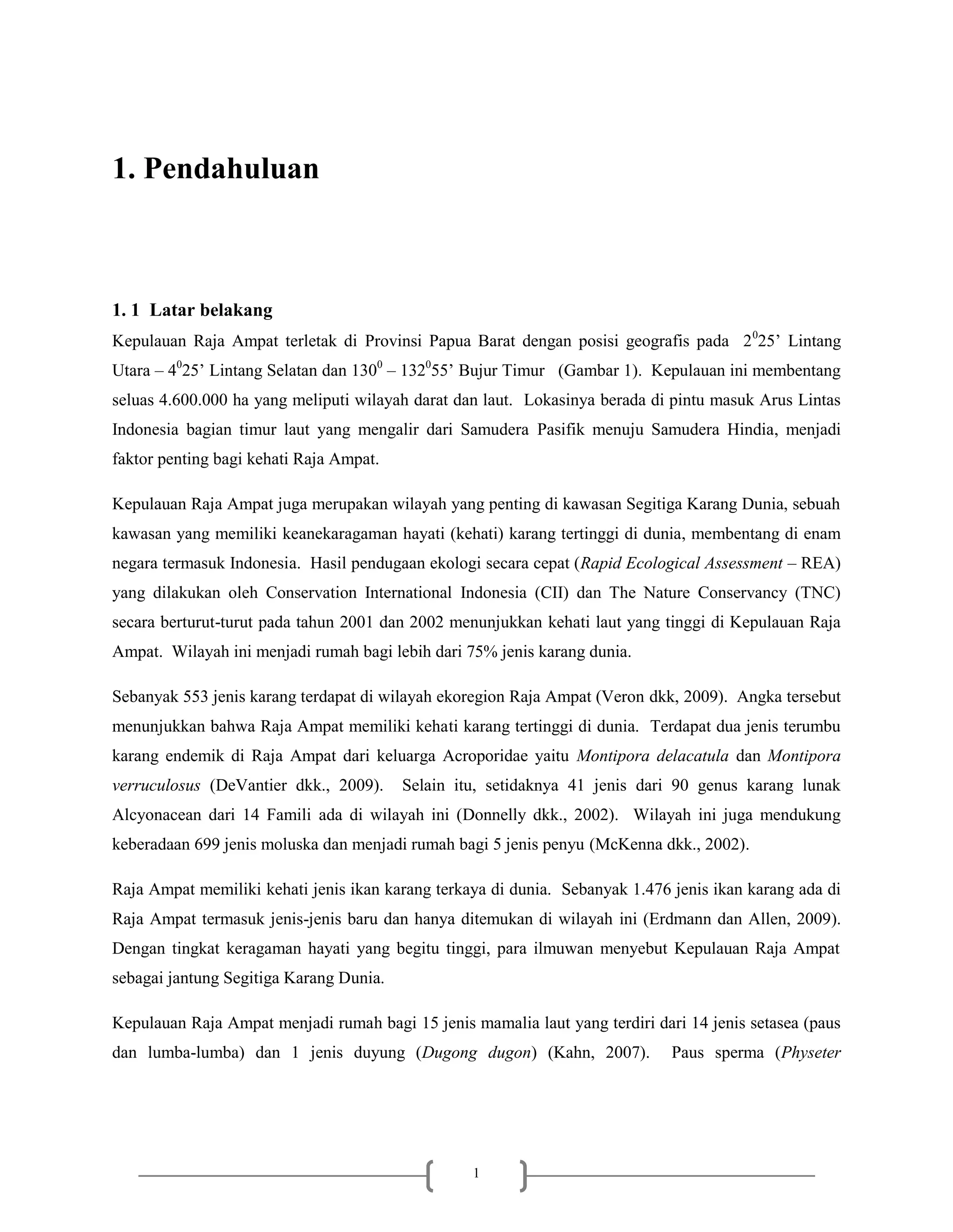 Rpz twp raja ampat book 1 | PDF