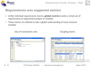RQA - Requirements Quality Analyzer | PDF