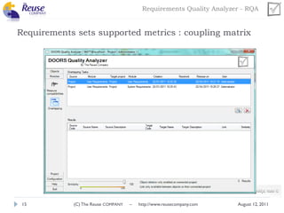 RQA - Requirements Quality Analyzer | PDF