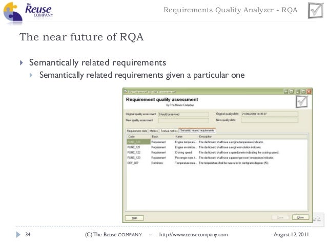 RQA - Requirements Quality Analyzer