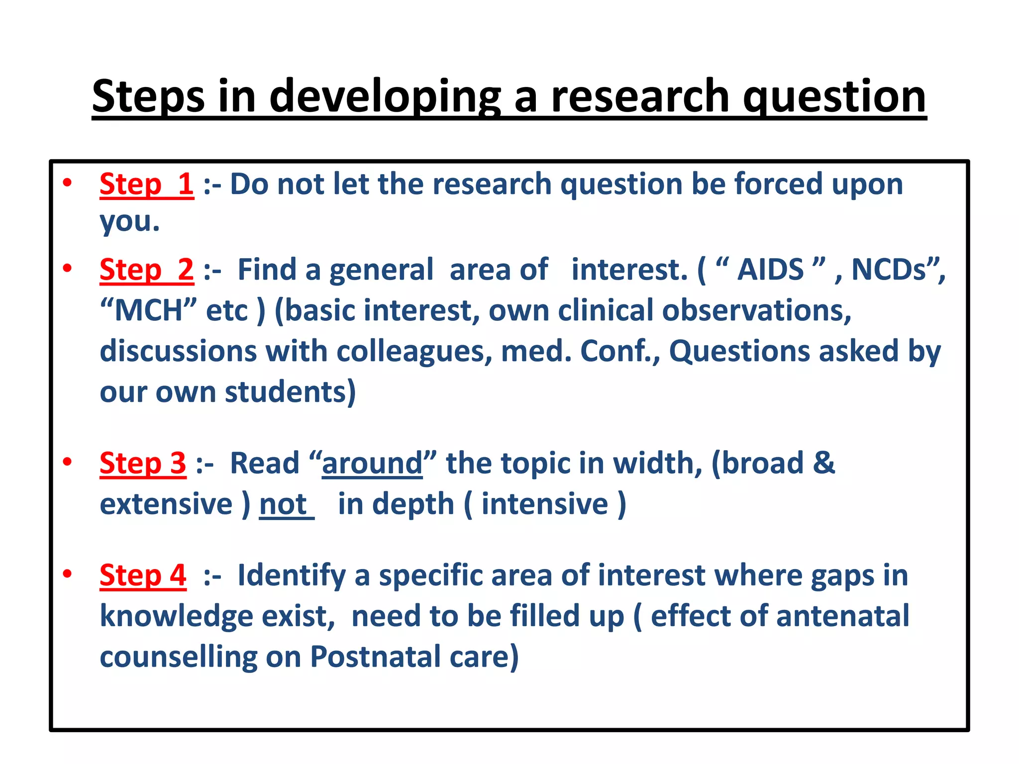 Research Question and Hypothesis | PPTX