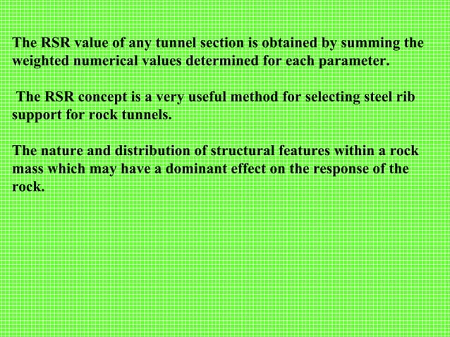 Rock quality determination, rock structure rating | PPT | Geology | Science
