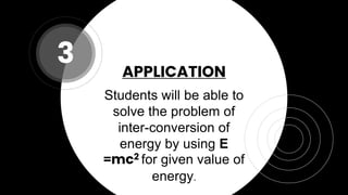 ENERGY LESSON PLAN PPT. FOR HIGHER EDUCATION. | PPTX