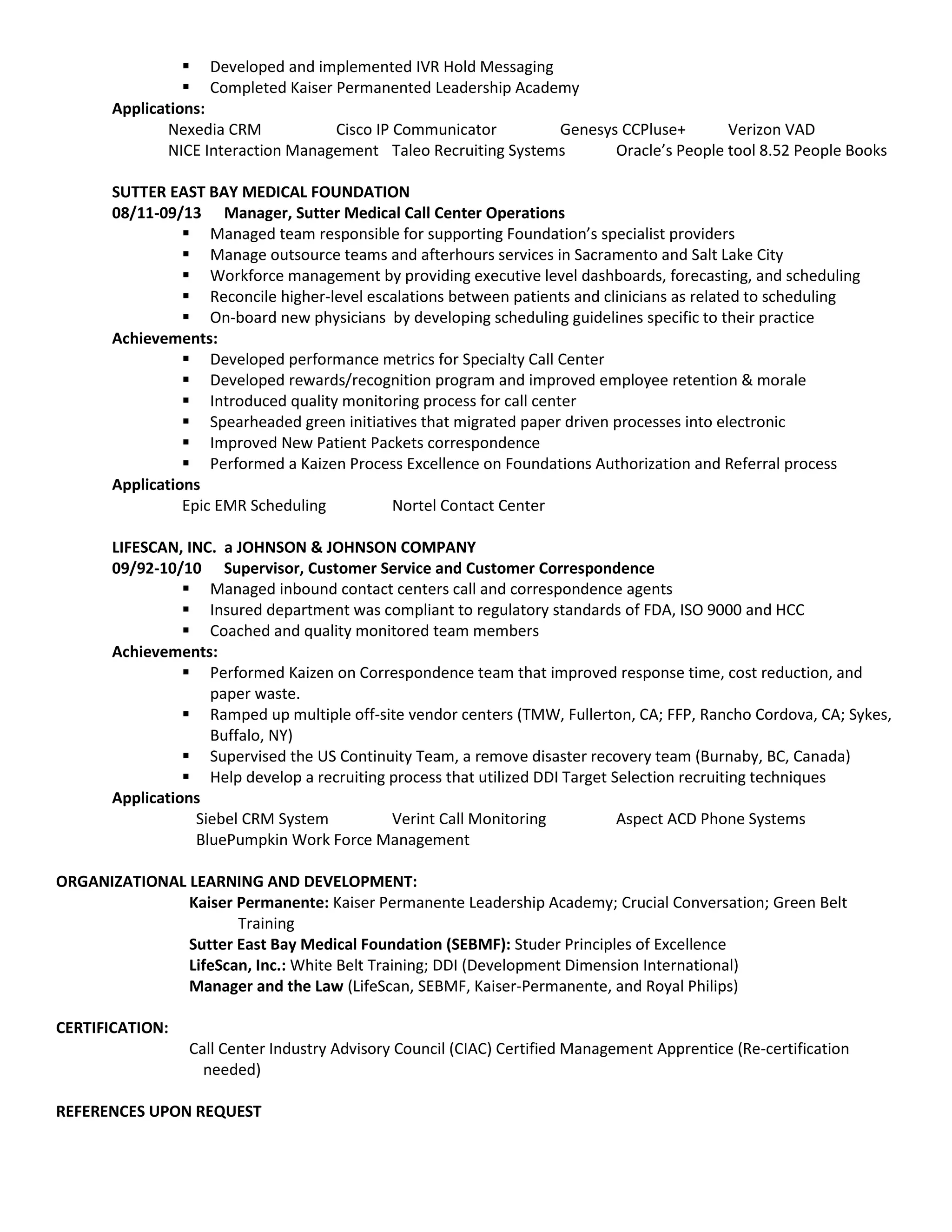 RQG Resume 2016 | PDF