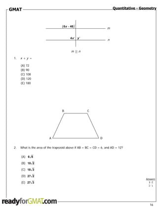 Advanced gmat mathquestions-version2 | PDF