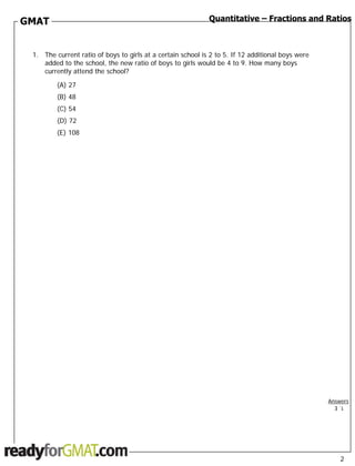 Advanced gmat mathquestions-version2 | PDF