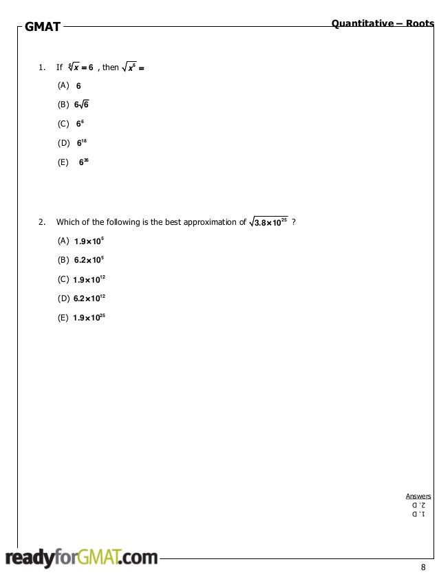 Advanced gmat mathquestions-version2