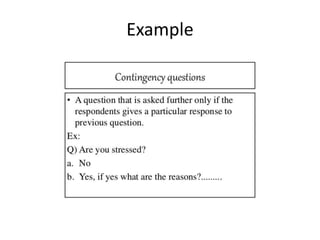 research questioner preparation | PPT