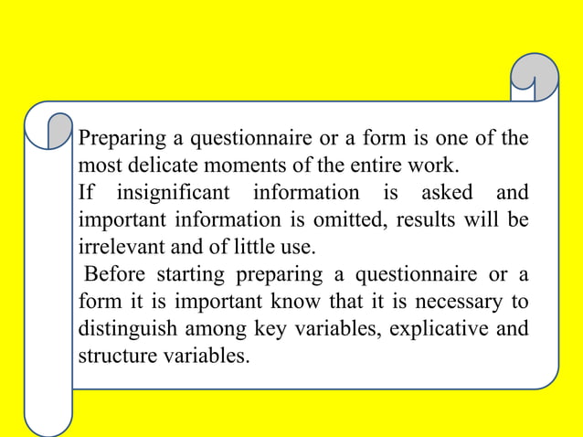 research questioner preparation | PPT