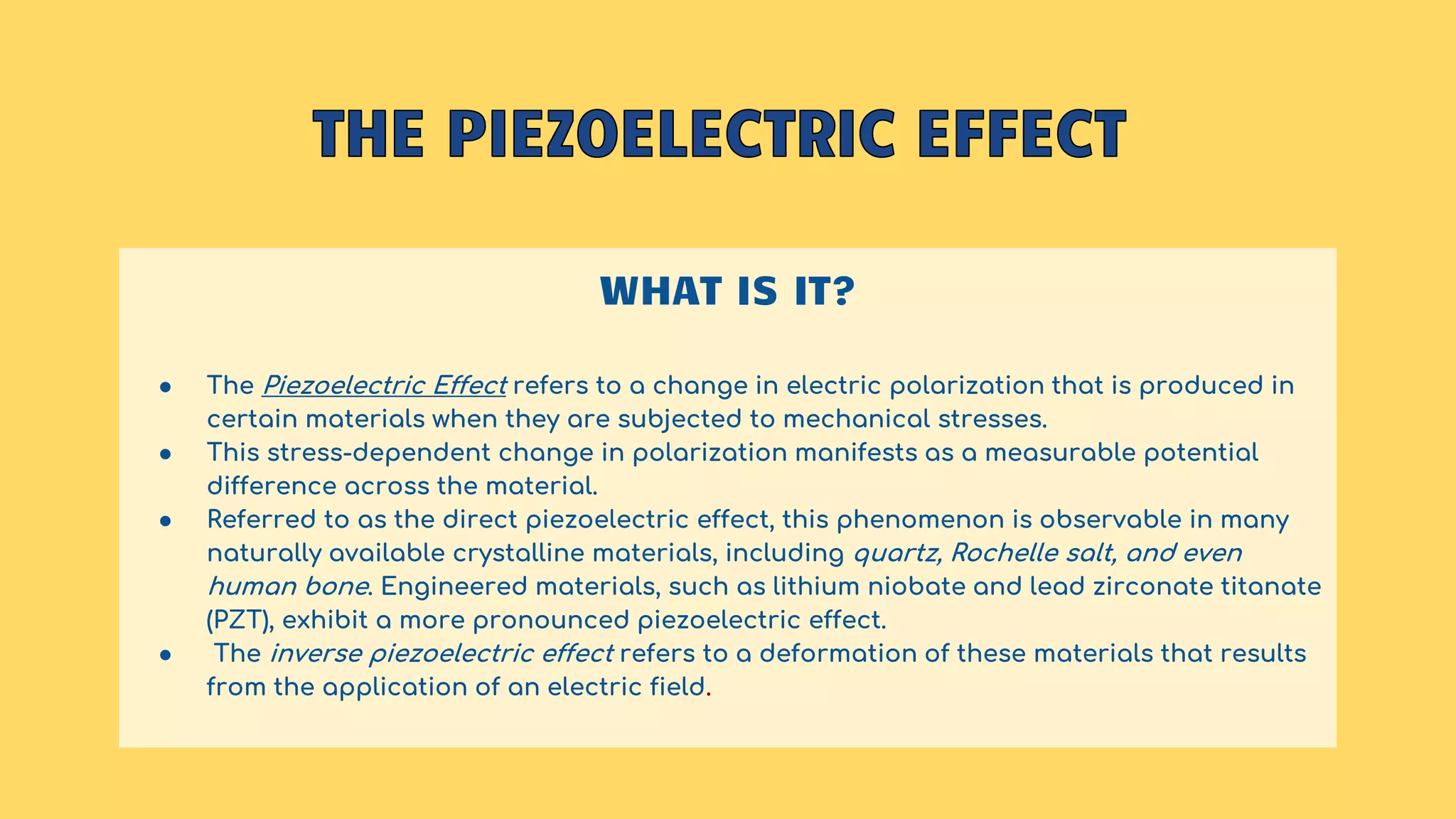 Piezoelectric Materials and their applications in Transportation to ...