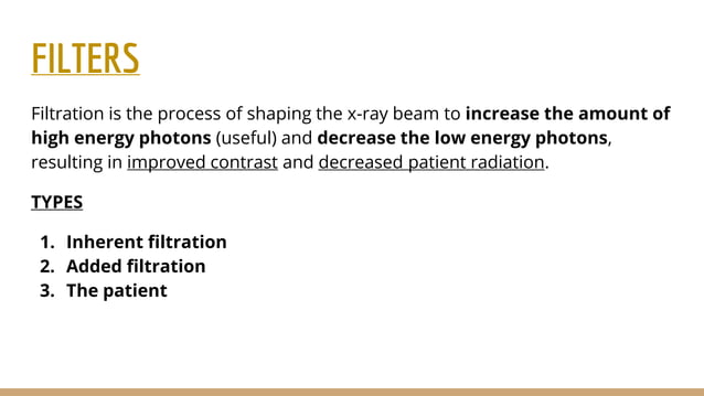 Filters grids and collimators | PPTX | Eye and Vision Conditions ...