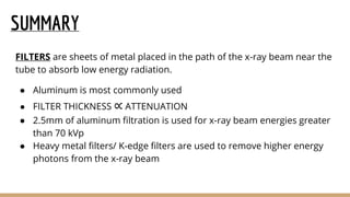 Filters grids and collimators | PPTX