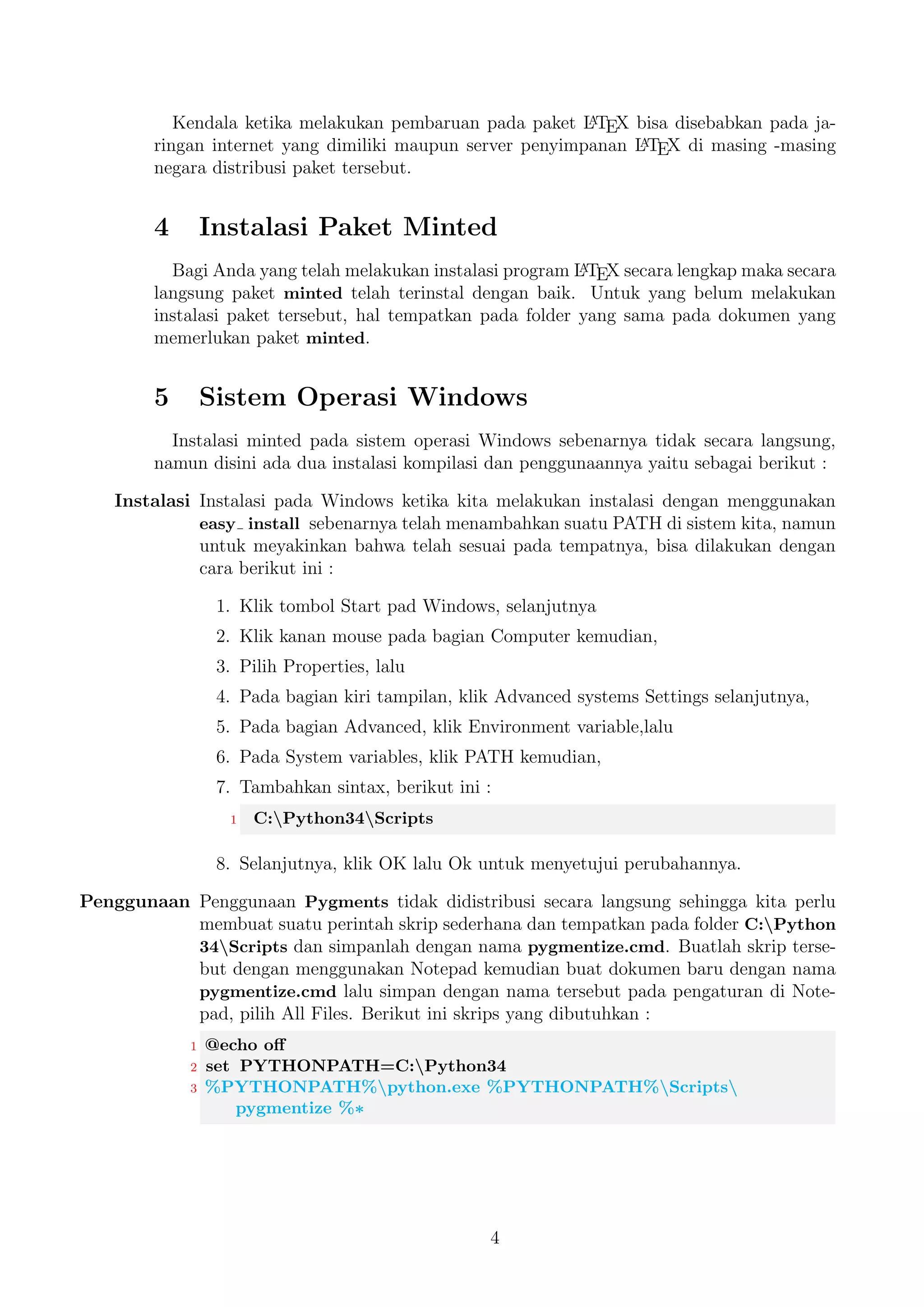 Minted, High Lighting Source Code | PDF