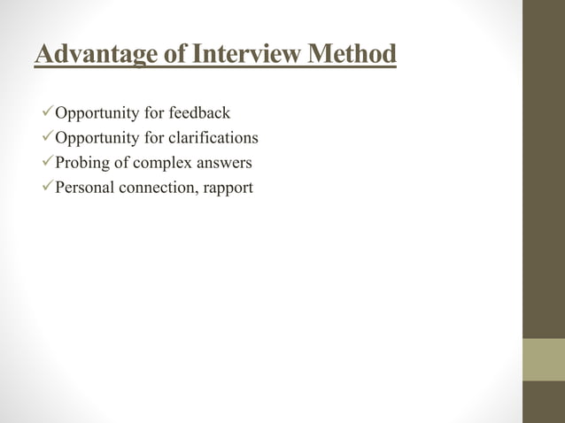 Qualitative Data Production and explanation of Interview Method in ...