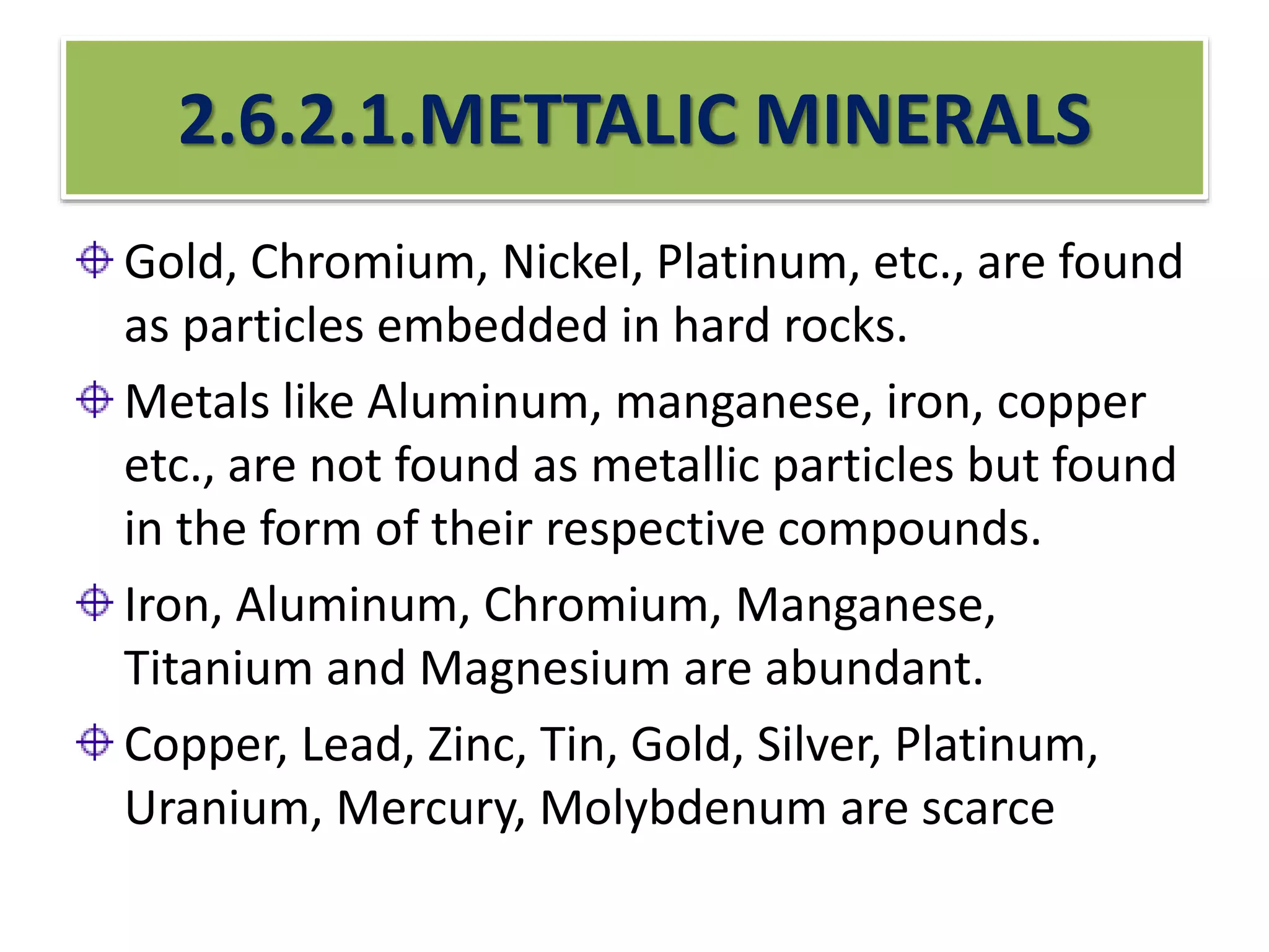 MINERAL RESOURCES | PPTX