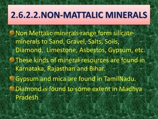 MINERAL RESOURCES | PPTX