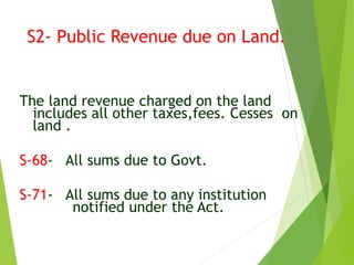 kerala Revenue Recovery act James Joseph Adhilarathil | PPTX
