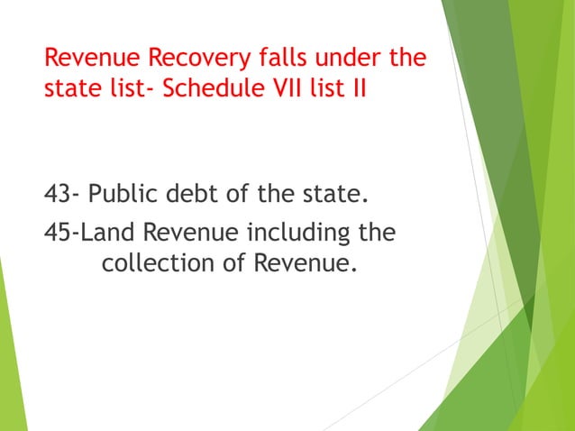 kerala Revenue Recovery act James Joseph Adhilarathil | PPT