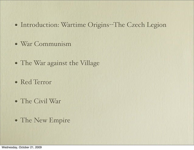 Russian Civil War; 1918-1920 | PDF