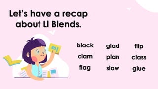 Mastering Ll and Rr Consonant Blends with Interactive Exercises | PDF