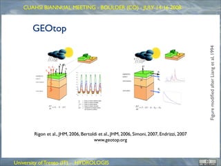 GEOFRAME: a system for doing hydrology by computer | PDF