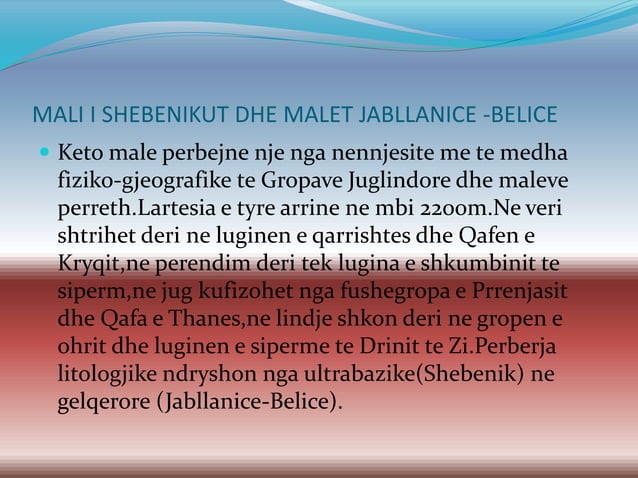 Projekt gjeografie :Rrajca | PPT