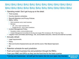 Records Management and ediscovery as Risk | PPT