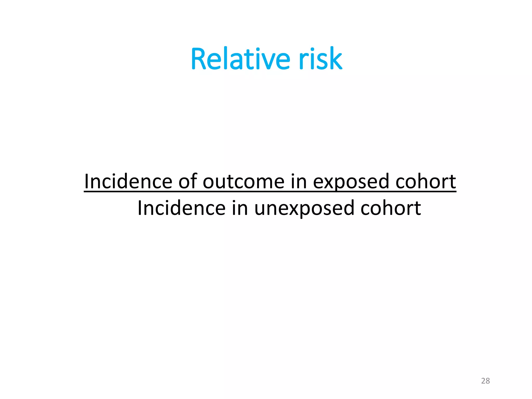ODDS RATIO AND RELATIVE RISK EVALUATION | PPTX