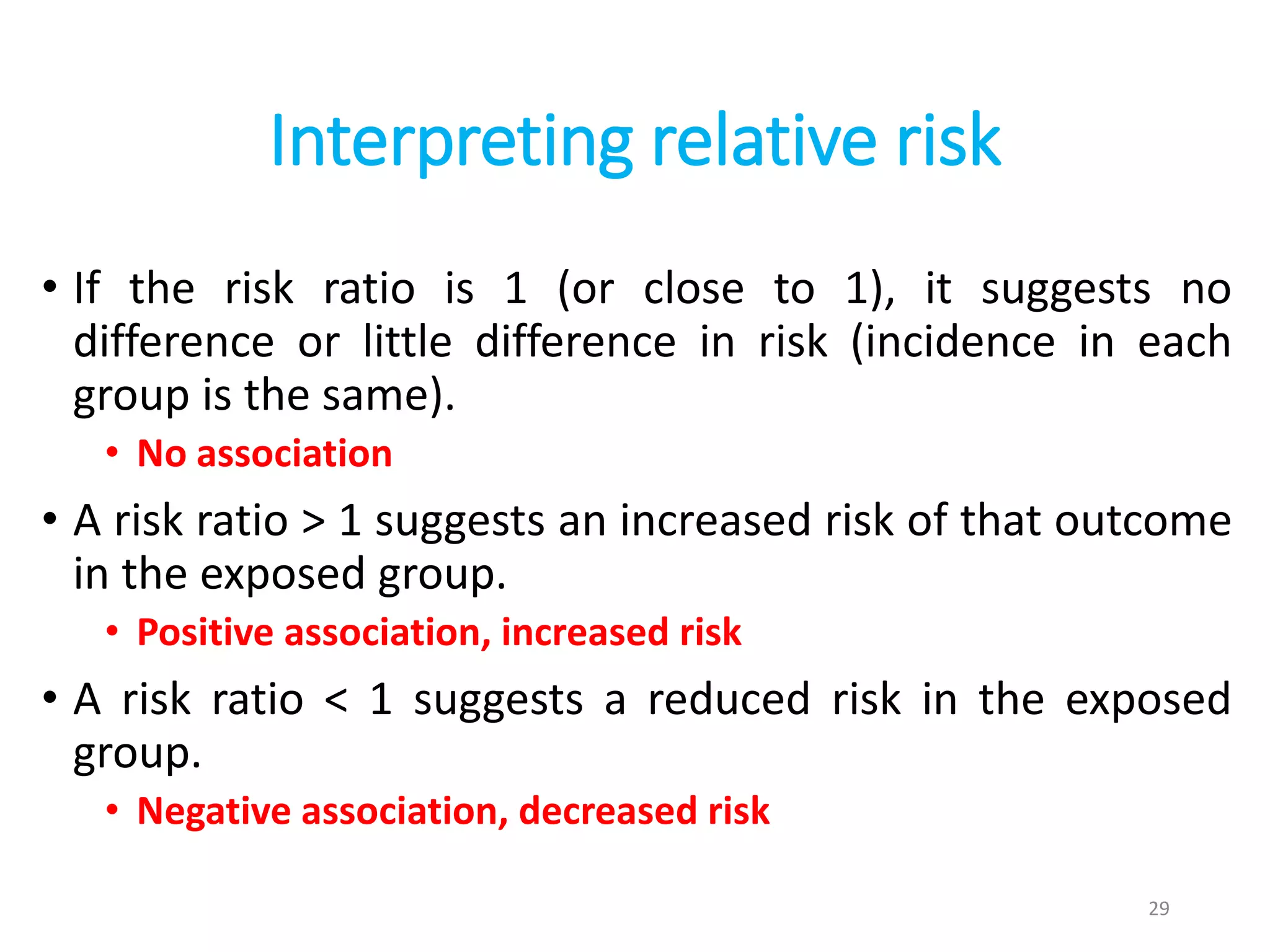 ODDS RATIO AND RELATIVE RISK EVALUATION | PPTX