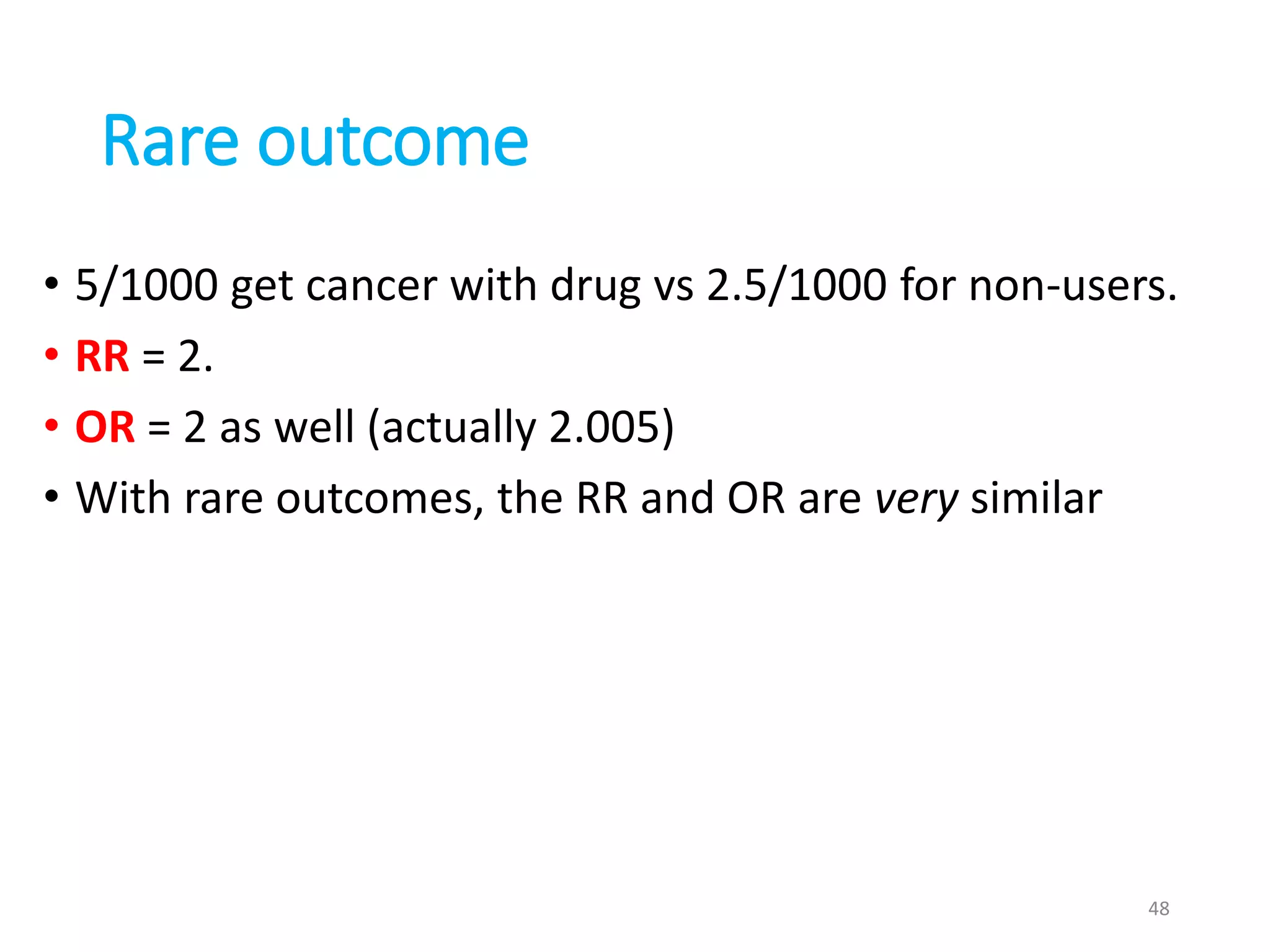 ODDS RATIO AND RELATIVE RISK EVALUATION | PPTX