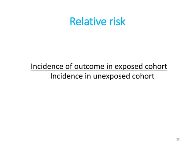 ODDS RATIO AND RELATIVE RISK EVALUATION | PPTX | Cancer | Diseases and ...