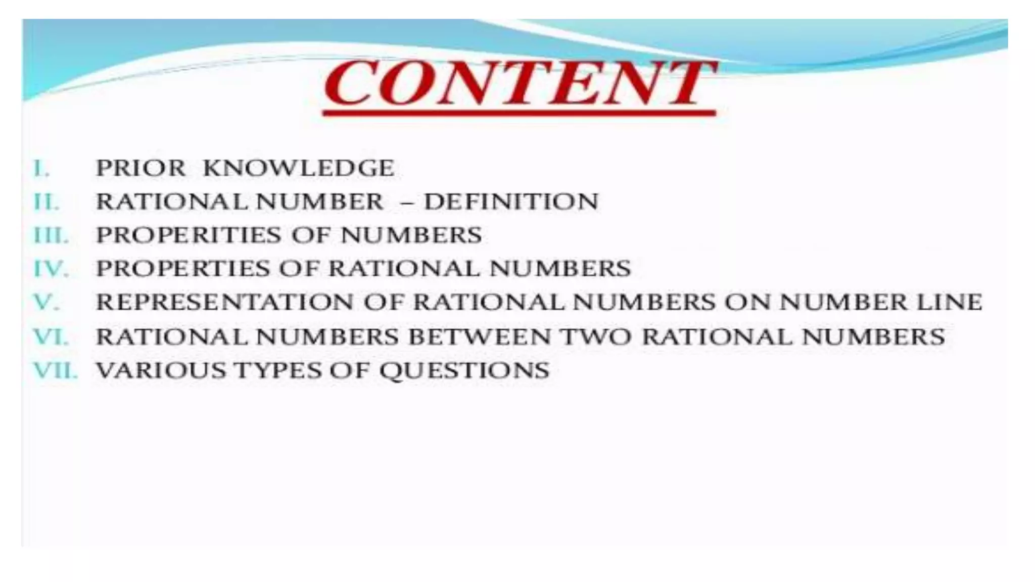 Rational numbers | PPT
