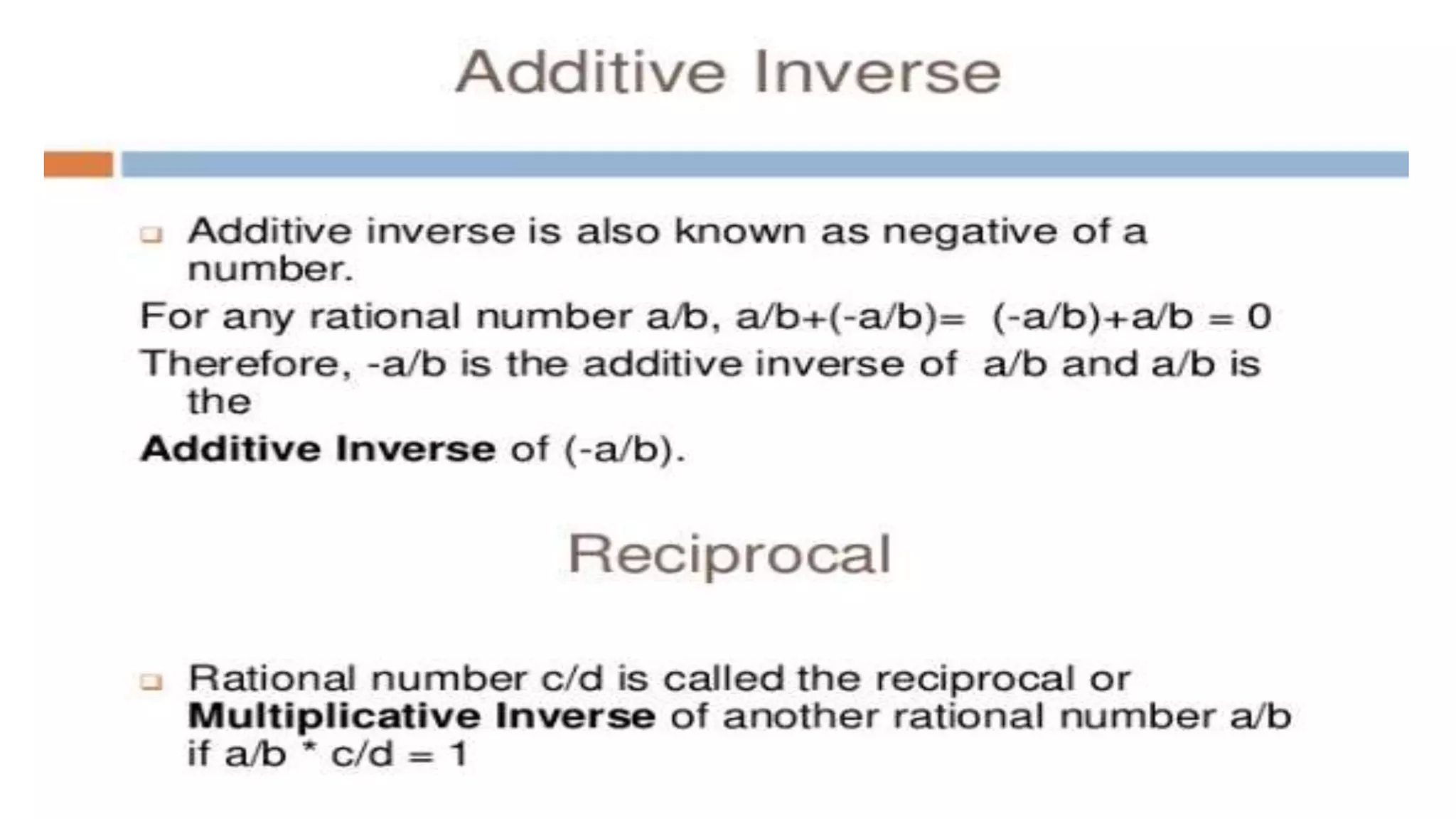 Rational numbers | PPT